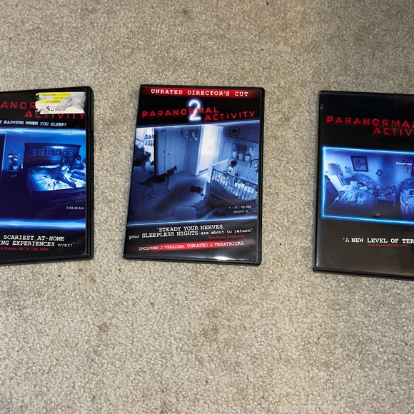 Media | Paranormal Activity Trilogy Dvd Set | Poshmark